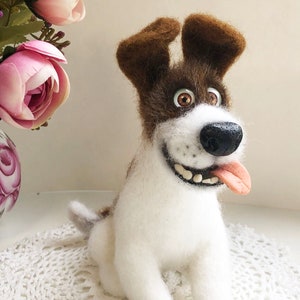 READY TO SHIP Doggy Max Needle Felted Dog Replica Dog - Etsy