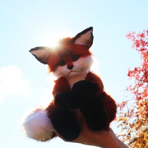 FOX PUPPY Plushie Made to Order, Stuffed Fox, 3D Realistic Art Doll, 3D Fox Plush Toy, Fox ...