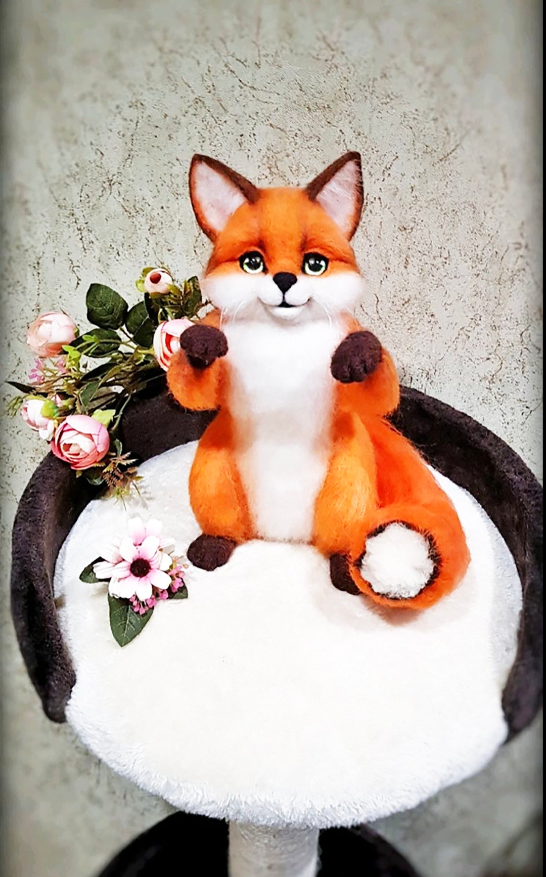 Needle Felted FOX Puppy Alisa, Fox Art Doll, Stuffed Fox, Felt Fox ...