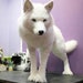 BIG REALISTIC WOLF Plushie Made to Order, Plush Toy, 3D Realistic Wolf ...