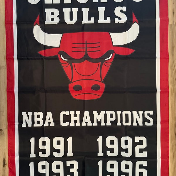 Chicago Bulls Banner - Etsy