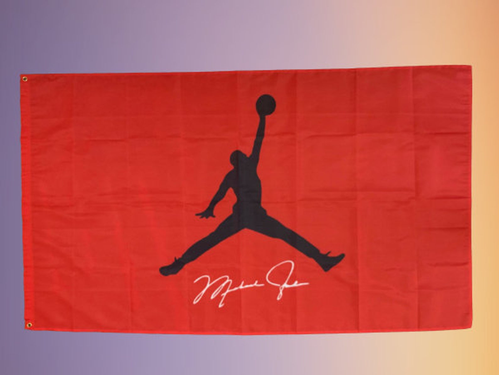 Michael Jordan Jumpman 3x5Ft Flag Banner NBA Basketball | Etsy