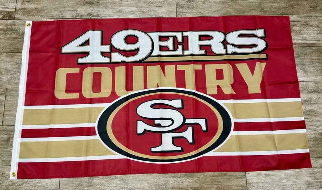 San Francisco 49ers Country Banner Flag 3x5ft NFL Football 2024 ...