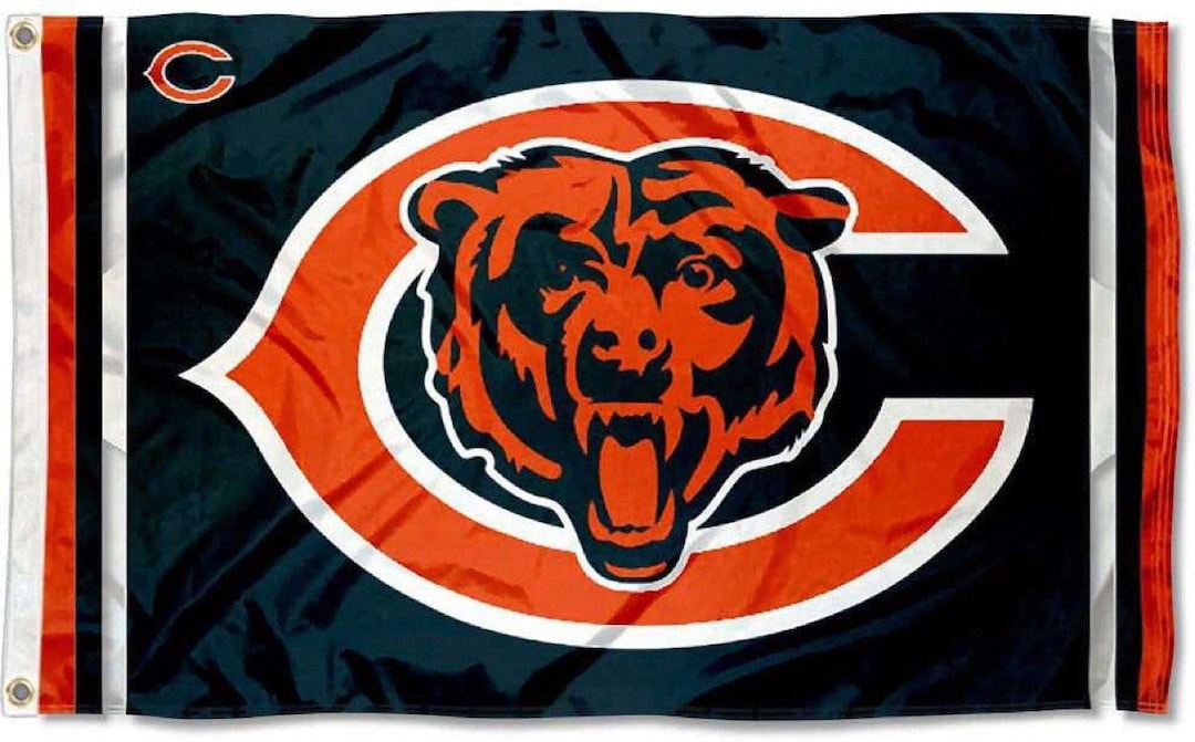 Chicago Bears 2021 NFL Football Flag Banner 3x5ft Man Cave, Garage ...