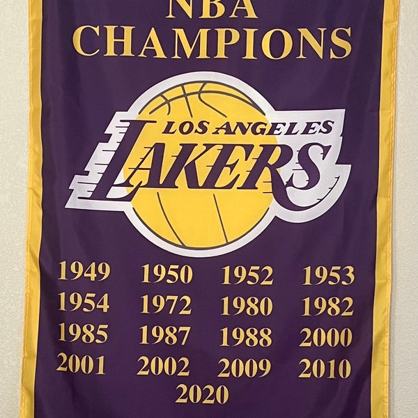 Los Angeles Lakers Banner - Etsy