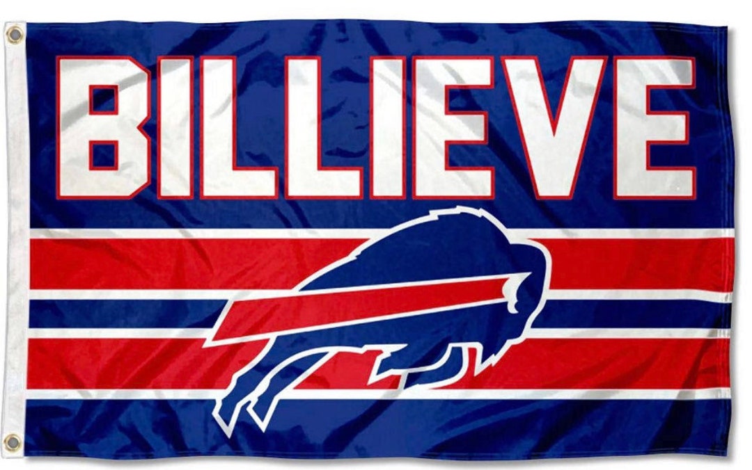 Buffalo Bills Billieve NFL Flag 3x5ft Football // Same Day Shipping on ...