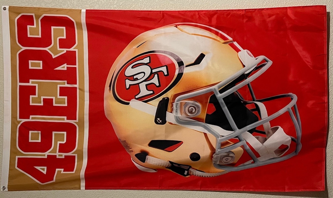 San Francisco 49ers Banner Flag 3x5ft NFL Football 2024 SUPERBOWL - Etsy