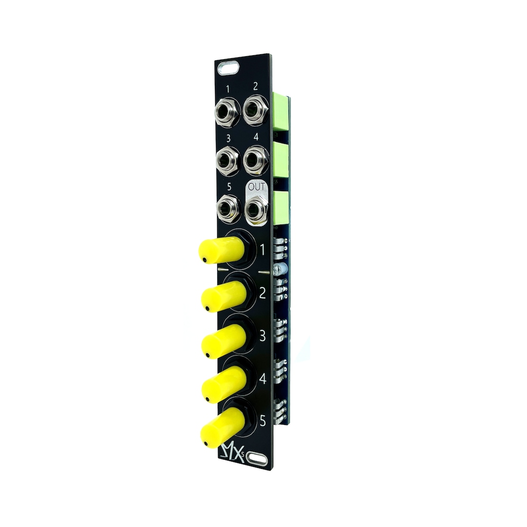 5MX - 5 Channel Mono / Stereo Mixer for Eurorack Synthesizer - Etsy