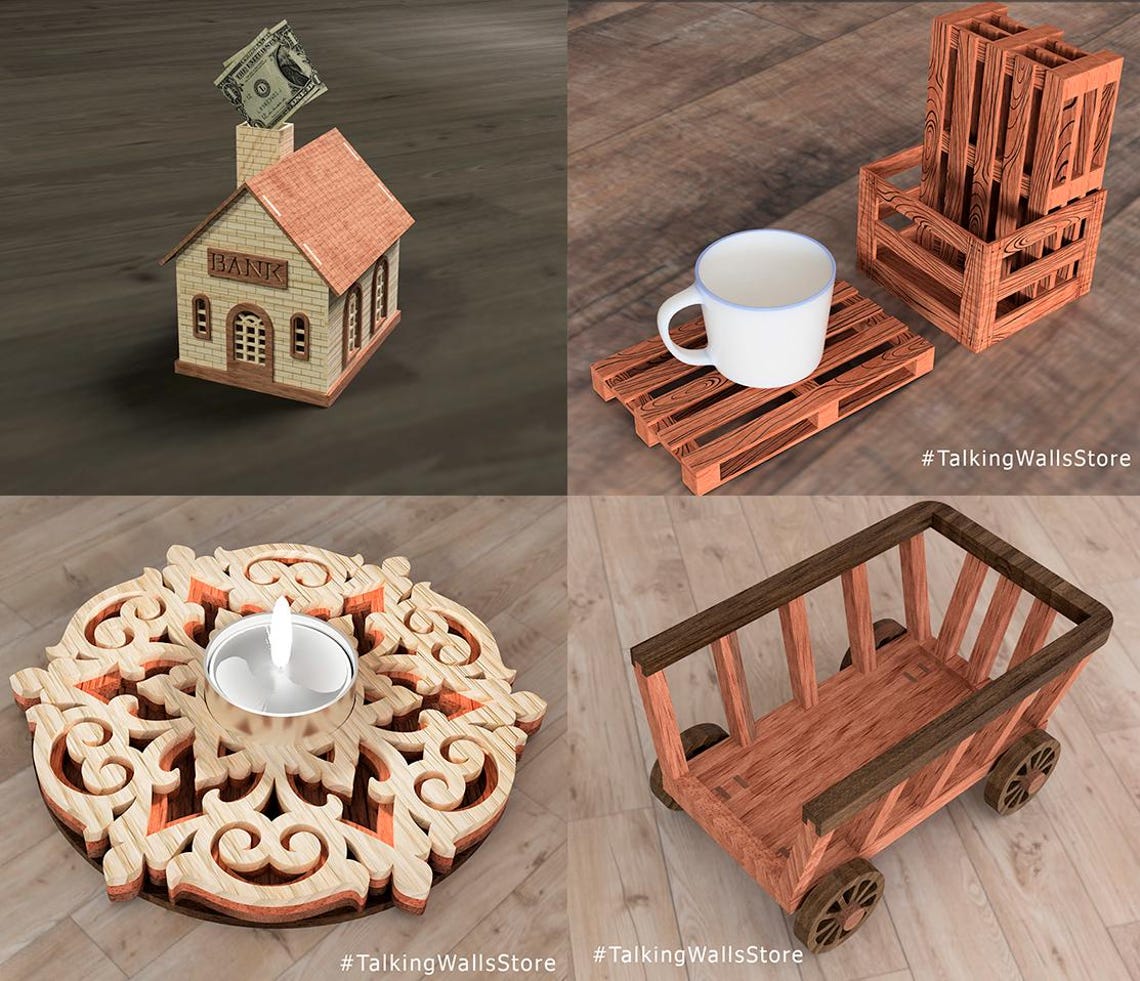 Laser Cut Mega Bundle SVG | CNC Files | Engraving SVG Design | Laser ...