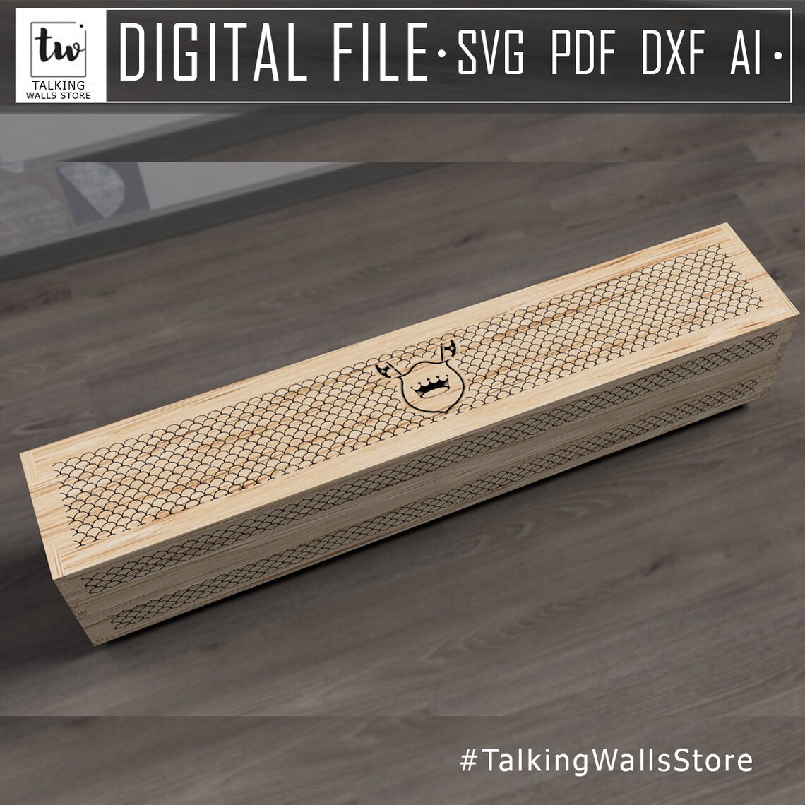 Dice Box. Digital Product. 3mm, 3.2 Mm. Laser Cut Files SVG, PDF, AI ...