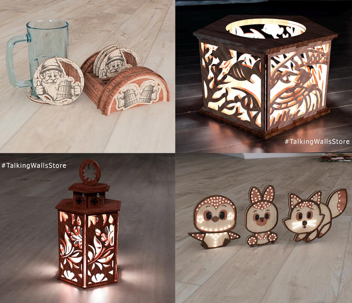 Laser Cut Mega Bundle SVG | CNC Files | Engraving SVG Design | Laser ...