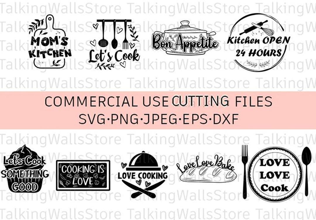 Kitchen Svg, Kitchen Png, Kitchen Jpeg, Kitchen Eps, Kitchen Dxf. Cut ...