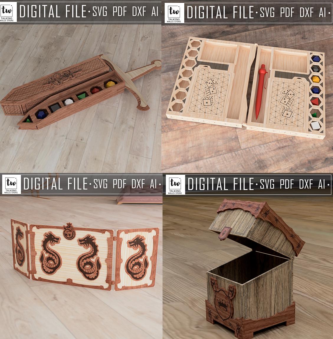 Laser Cut Mega Bundle DND Svg | CNC Files | Engraving SVG Design ...