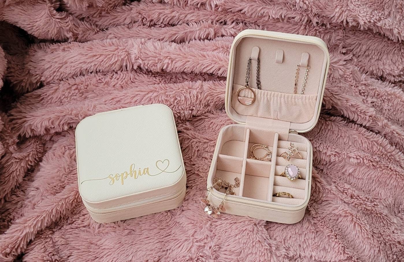 Personalised Jewellery Box Custom Jewellery Box Mini - Etsy UK