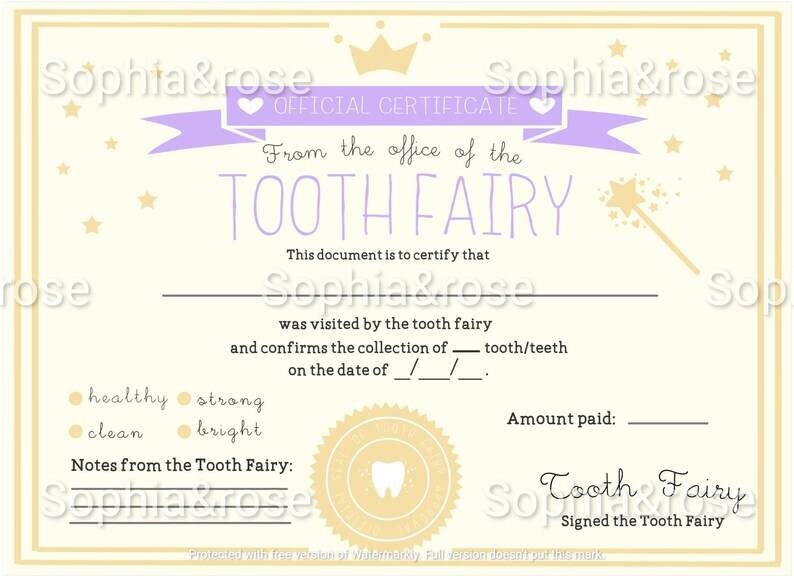 Free Printable Tooth Fairy Certificate Tooth Fairy Certificate For Boys ...