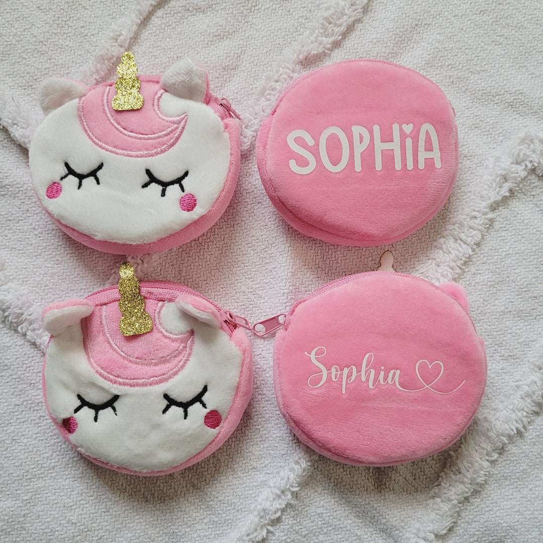 Personalised Unicorn Coin Purse: Children's Wallet, Birthday Gift ...