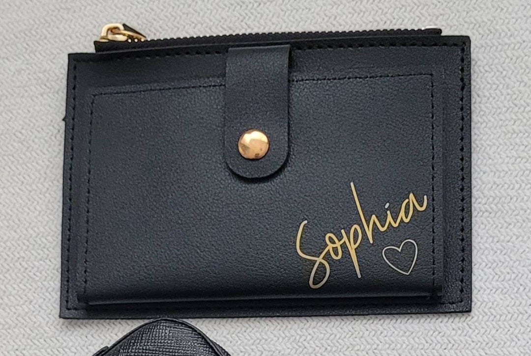 Personalised Coin/card Holder, Personalised Purse, Personalised Gift ...