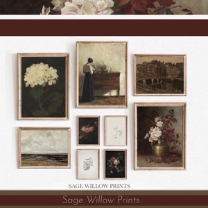 Vintage Art Prints Mega Bundle Set, Antique Rustic Printable Wall Art ...