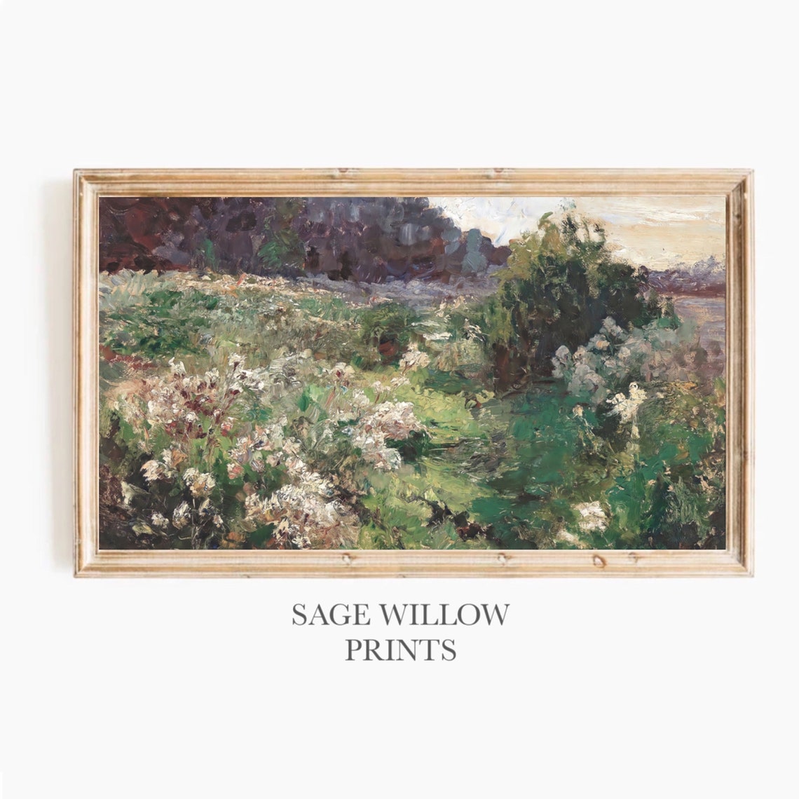 Samsung Frame TV Art Spring Wildflower Field Flower Meadow - Etsy