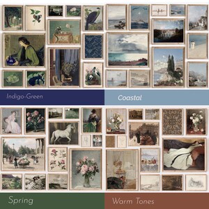 Vintage Art Prints Mega Bundle Set, Antique Rustic Printable Wall Art ...