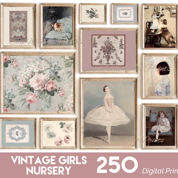 Vintage Nursery Art - Etsy