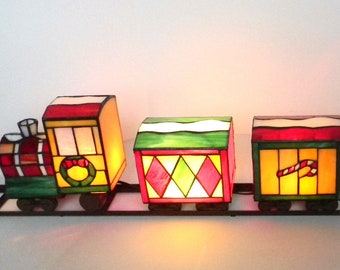 Train Stained Glass - Etsy