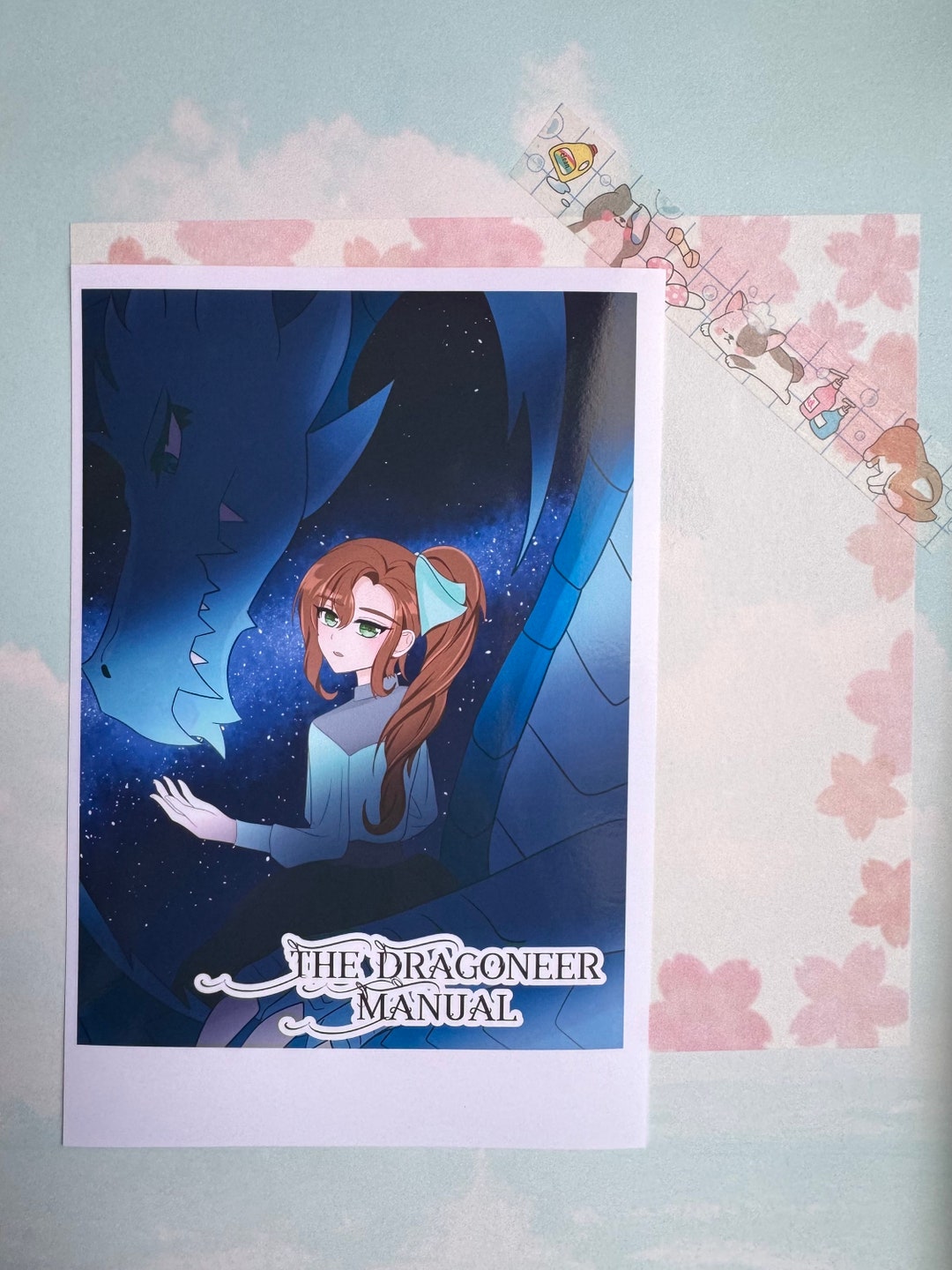The Dragoneer Manual Mini Print Light Novel Cover Artwork Print - Etsy