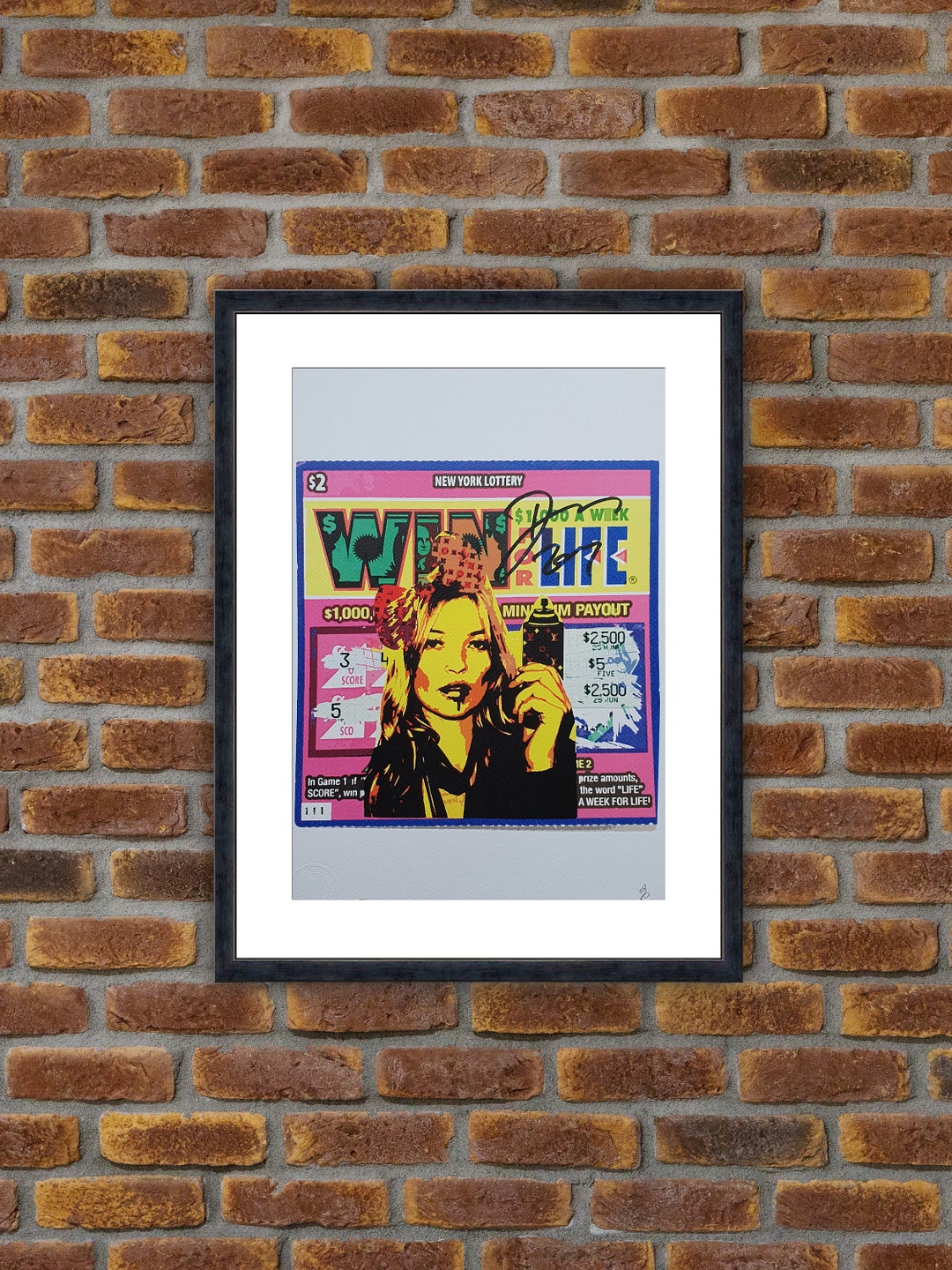 Street Art DEATH NYC Lott Kate LPK Y 2016 Original Signed Serigraph 12 ...