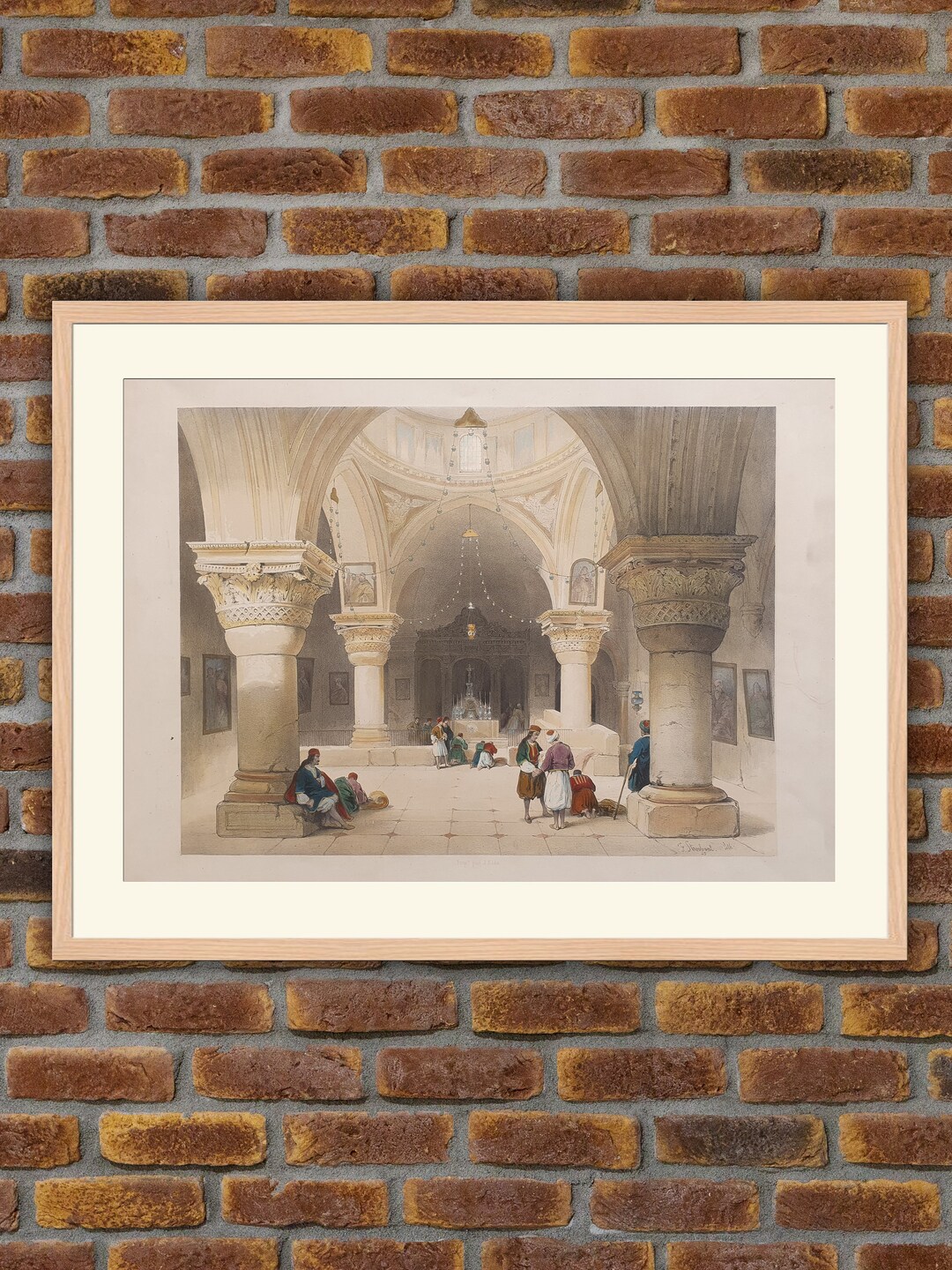 1849 Colored Engraving - David Roberts - Holy Land - Egypt - Syria ...