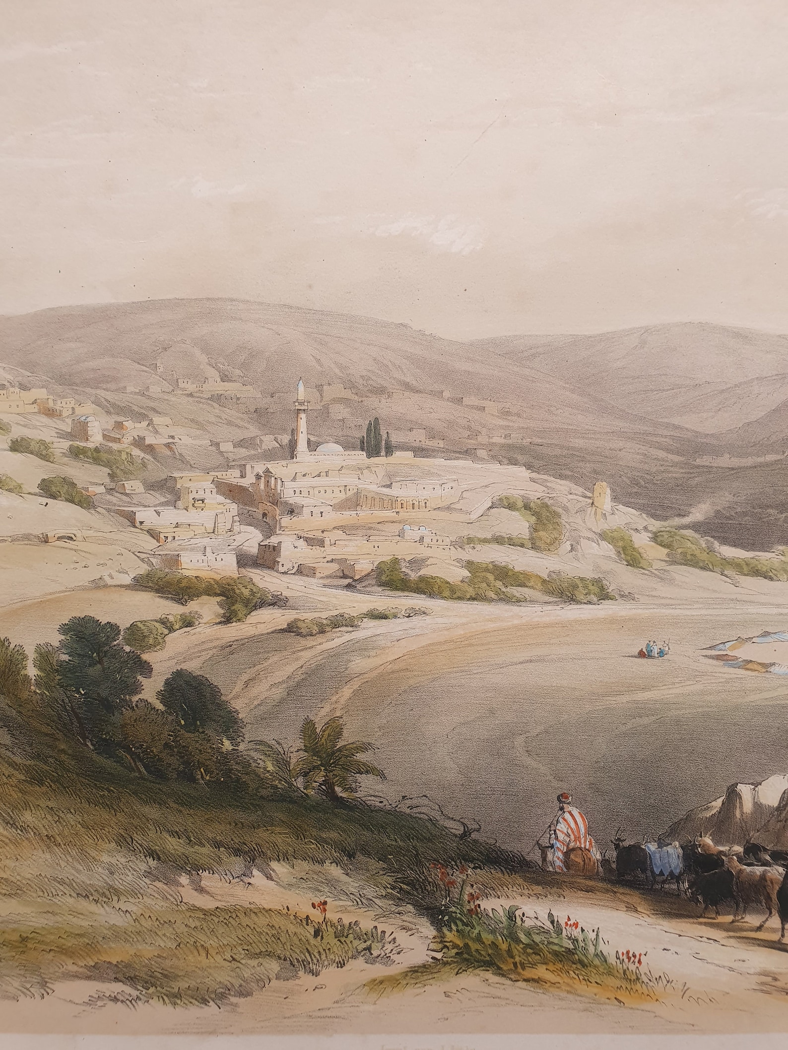 1849 Colored Engraving - David Roberts - Holy Land - Egypt - Syria ...