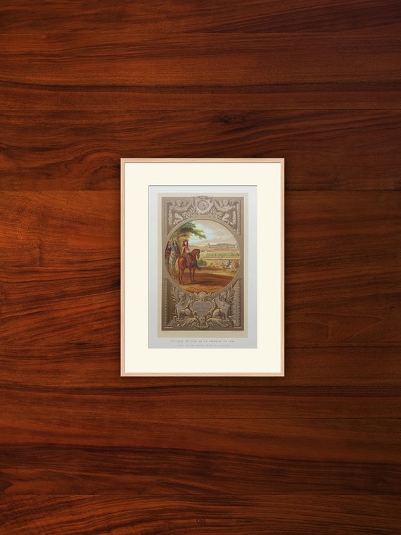 1860 Color Lithograph View Taken From the Side of the | Etsy