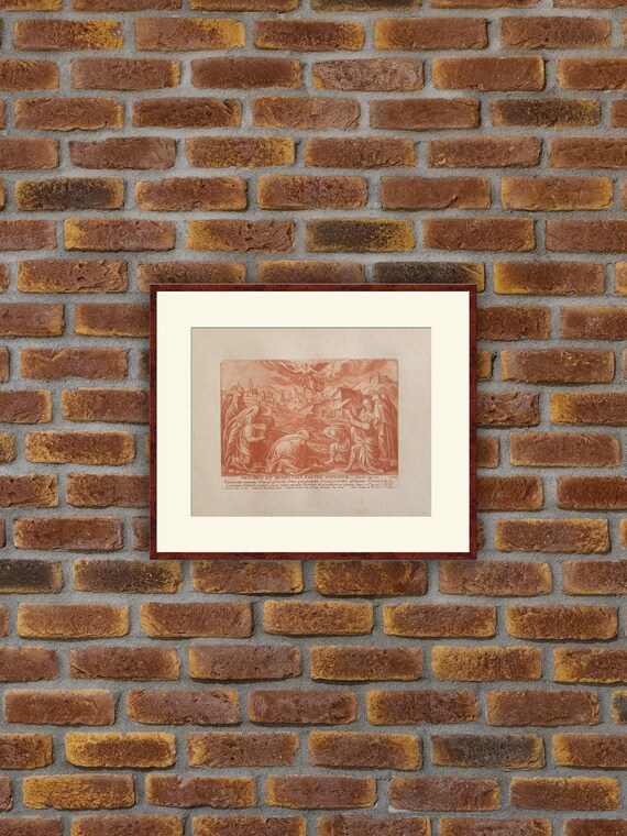 C. 1630 Bible Through Engravings Precibus Et Humilitate - Etsy UK