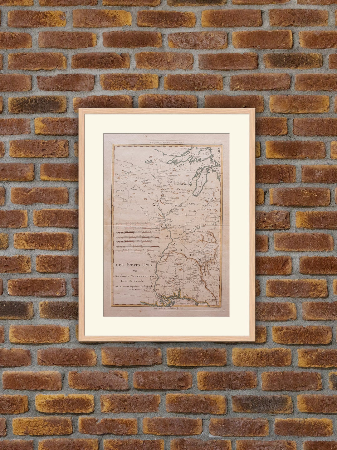 1762 Hand-colored Engraving - Maps - the US of North America Western ...