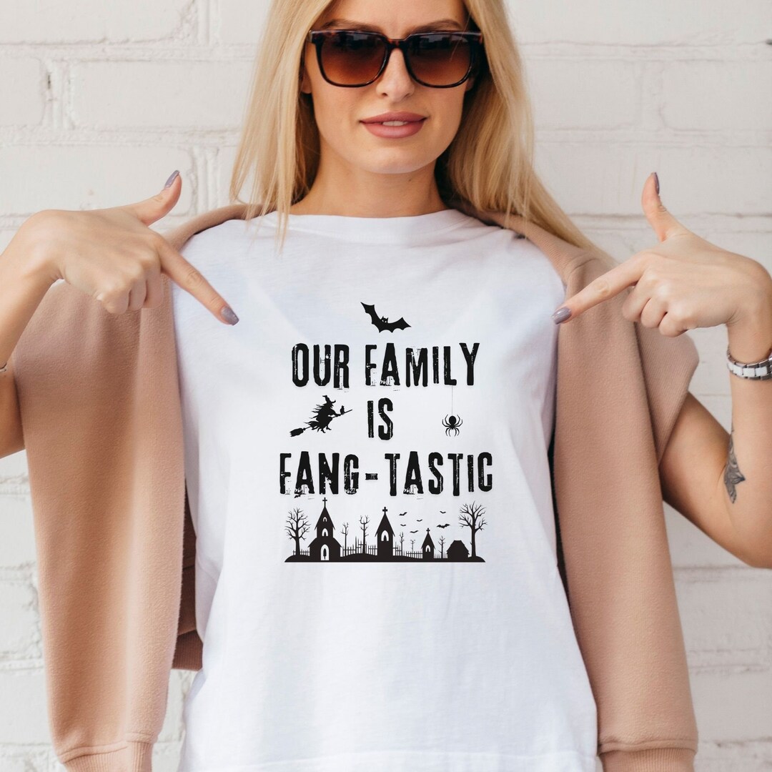 Our Family is Fang-tastic SVG PNG, Halloween Family Clipart, Family ...