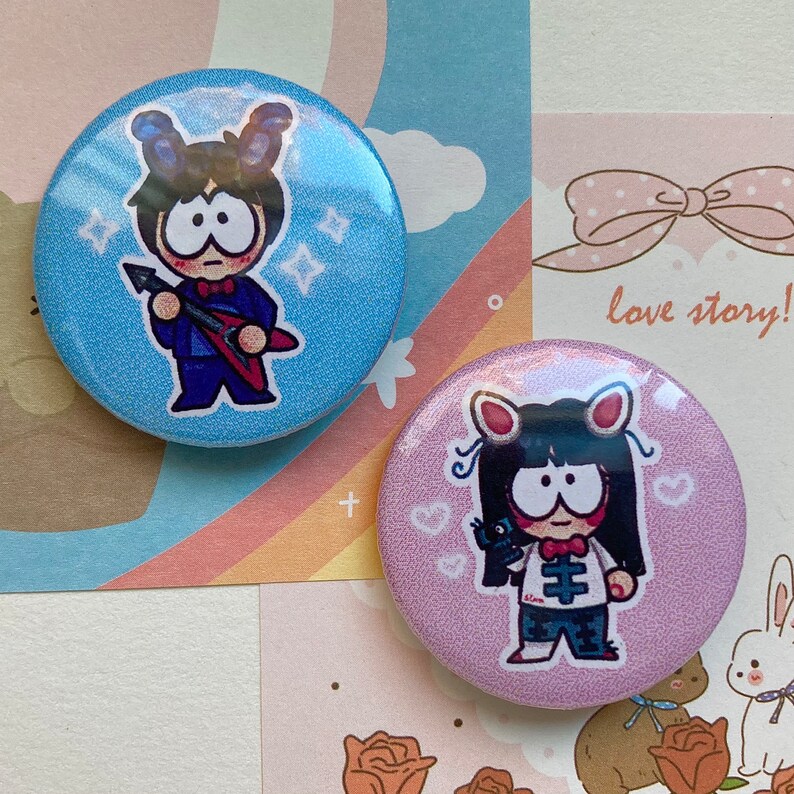 South Friends X Fnf Buttons - Etsy
