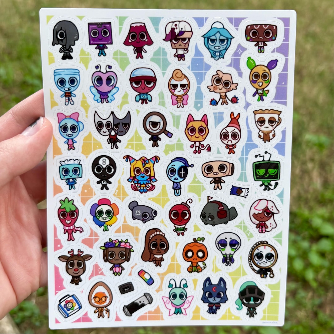 NEW Mini Toons Sticker Sheet !! - Etsy