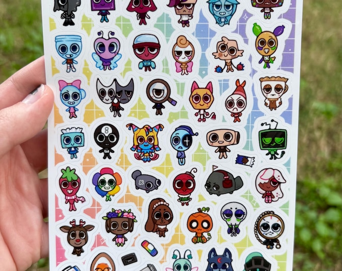 NEW Mini Toons Sticker Sheet !! - Etsy