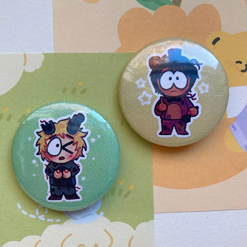 South Friends X Fnf Buttons - Etsy