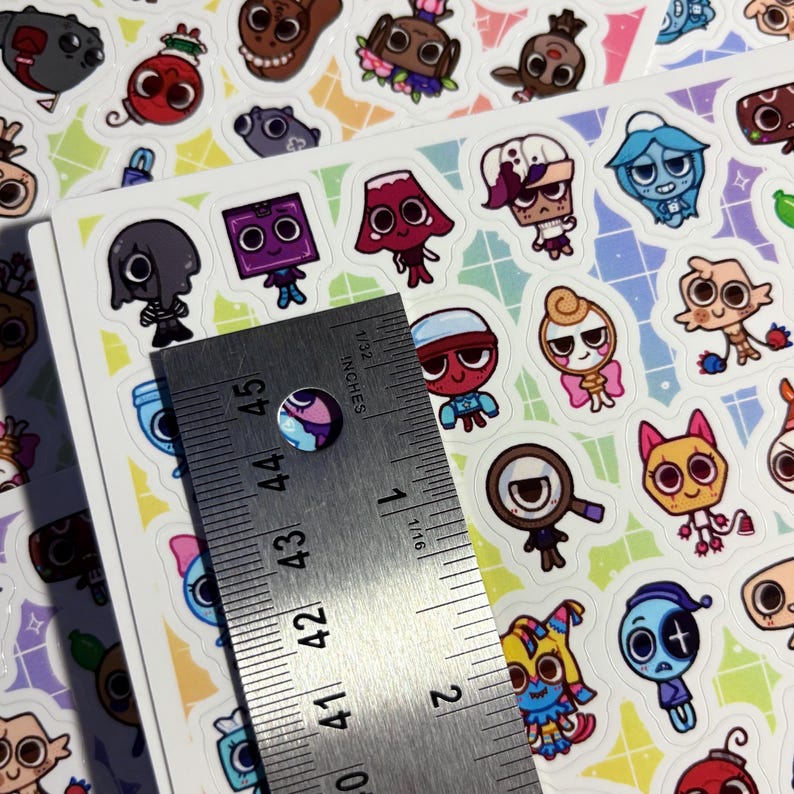 NEW Mini Toons Sticker Sheet !! - Etsy Ireland
