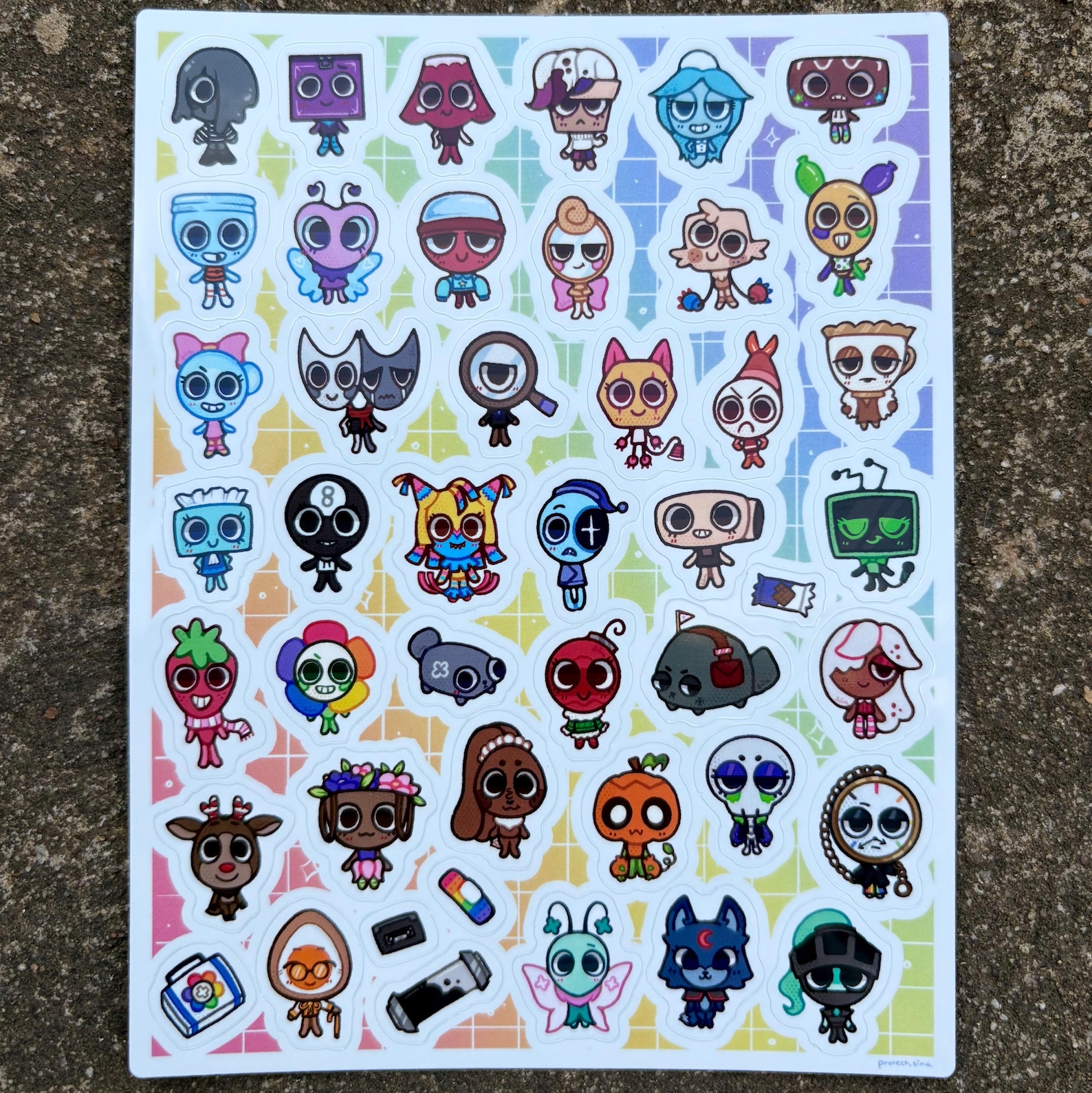NEW Mini Toons Sticker Sheet !! - Etsy