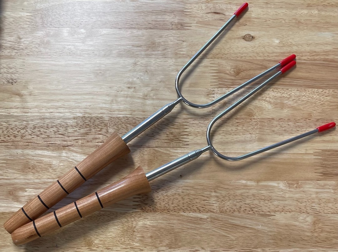 Extending Campfire Roasting Forks Set - Etsy