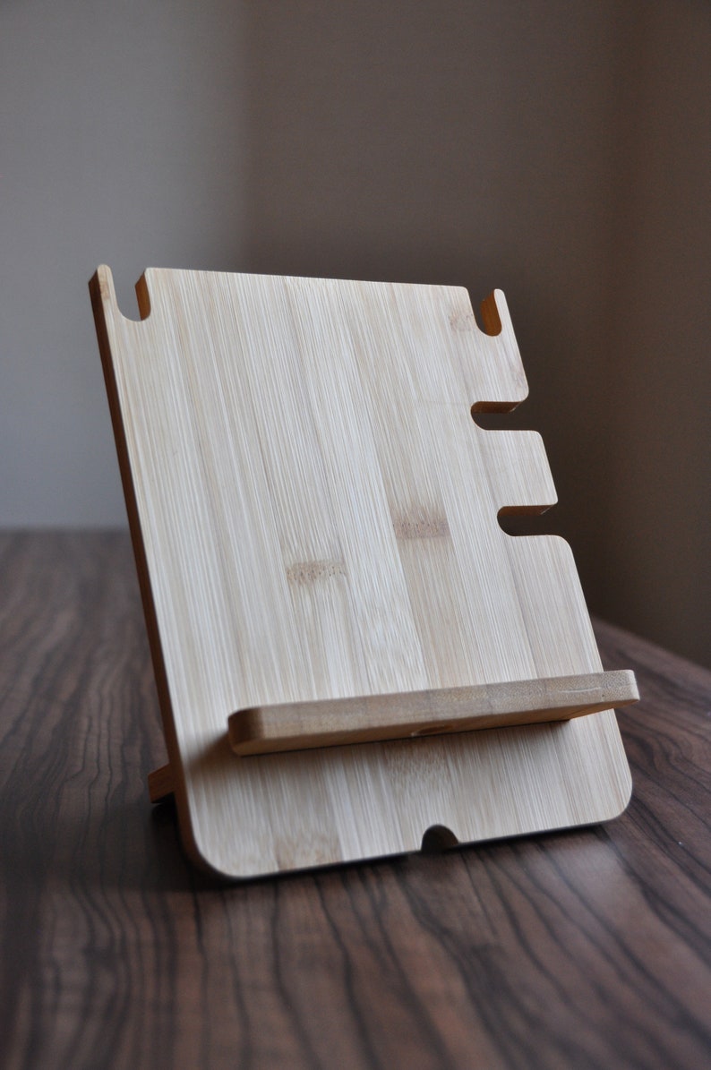 Personalised Bamboo Docking Station Crafted From Solid Bamboo 10mm ...