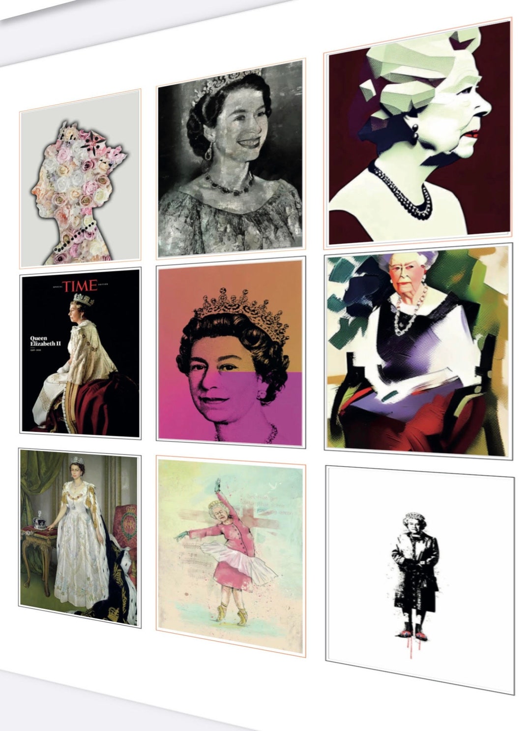 1:12 Vintage Posters for Dollhouse , QUEEN ELIZABETH_II., Downloadable ...