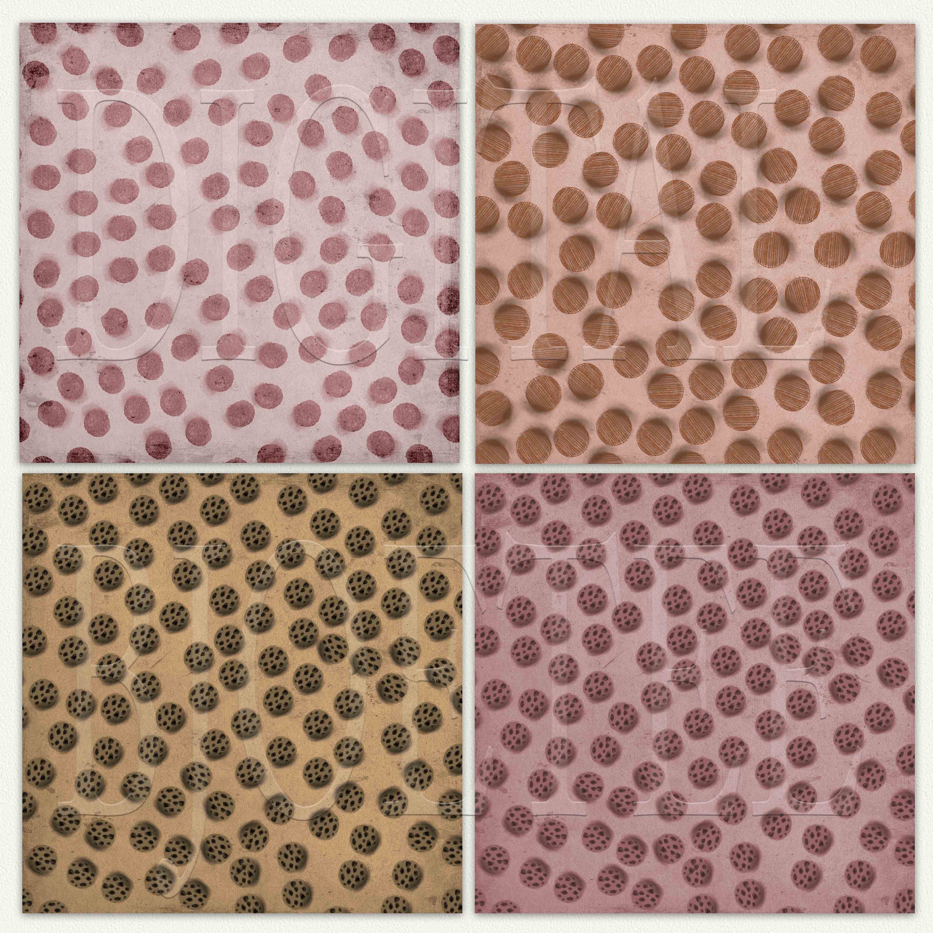 Polka Dot Paper Digital Paper Scrapbook Paper Polka Dots Sheet Dots ...