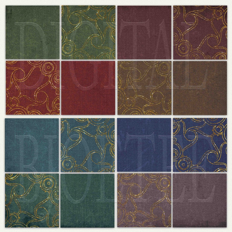 Distressed Velvet Digital Paper Gold Distressed Papers - Etsy