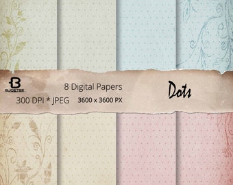 10 Seamless Vintage Digital Paper Patterns JPEG Personal & - Etsy