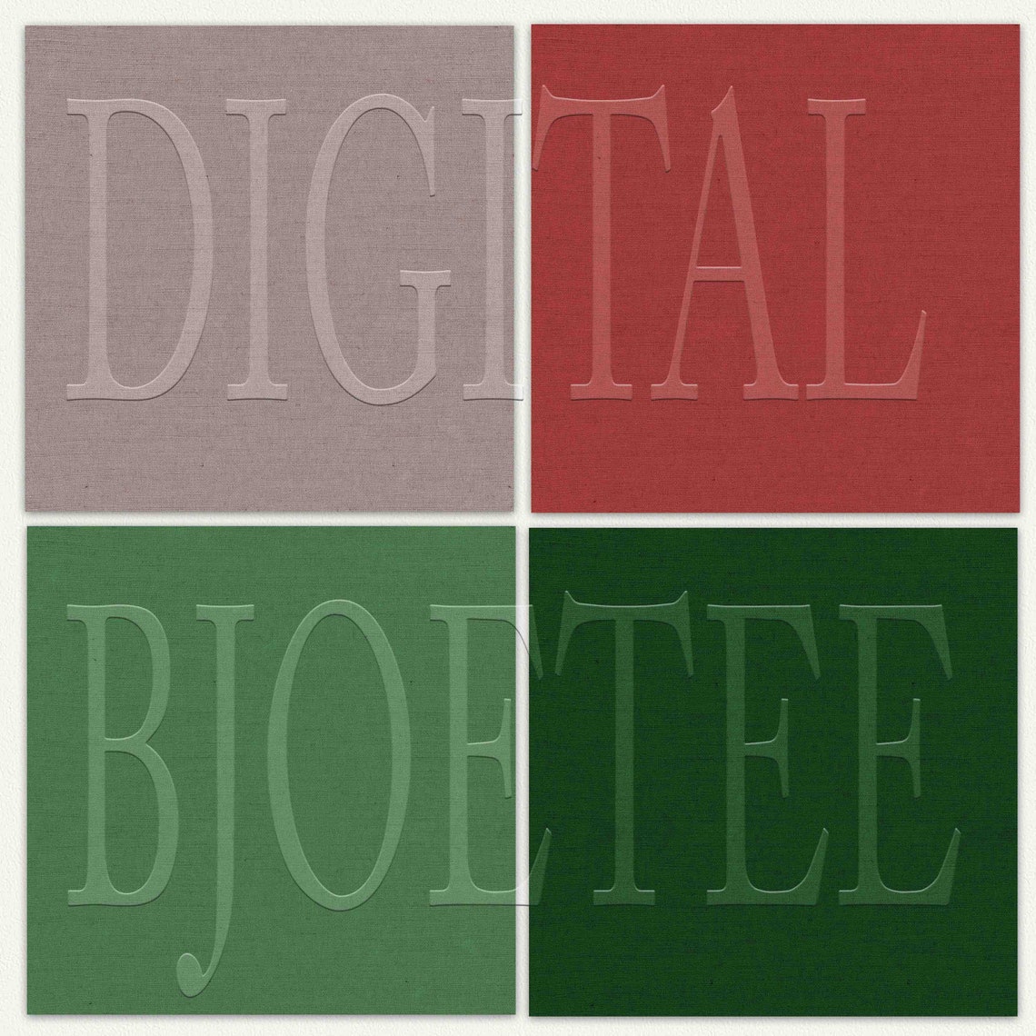 Christmas Digital Paper Red and Green Stripes and Dots - Etsy