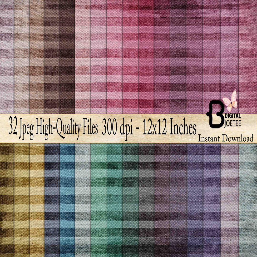 Stripes Digital Paper Stripes Burlap Paper Digital Paper - Etsy