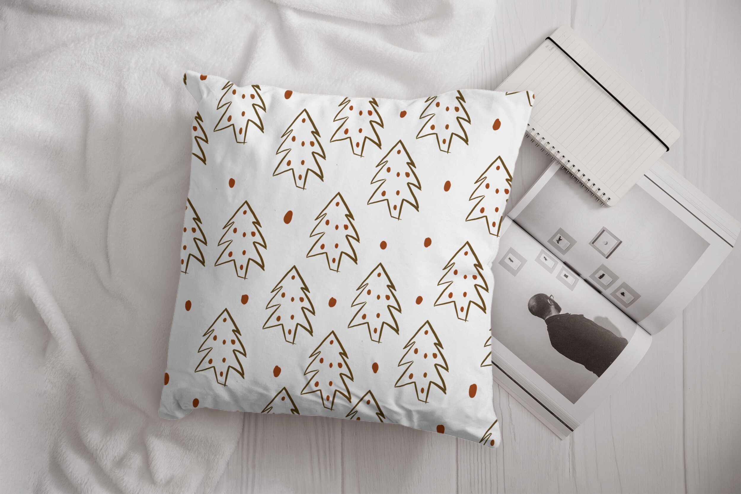 Boho Christmas Digital Paper Seamless Pattern Digital Download ...