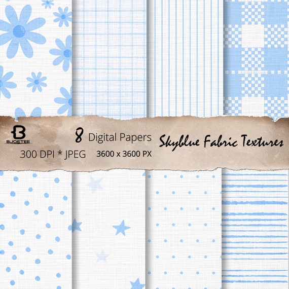 WATERCOLOR BLUE DIGITAL Paper Digital Paper Pack Instant - Etsy